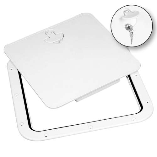 ACCESS HATCH SQUARE+LOCK 380X380MM WH – BELSHIP.COM